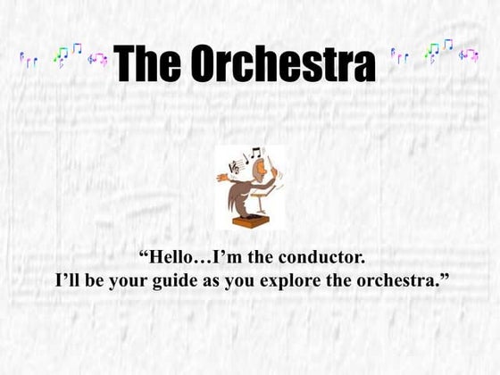 The four instrument families of the orchestra! | PPT