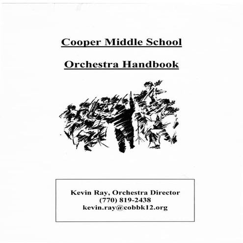Orchestra handbook | PDF