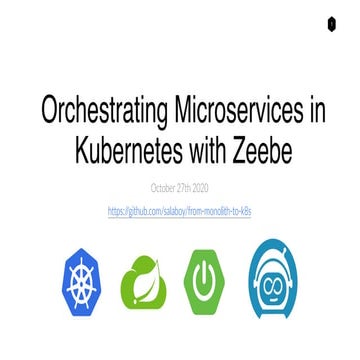 Orchestrating Microservices Ppt
