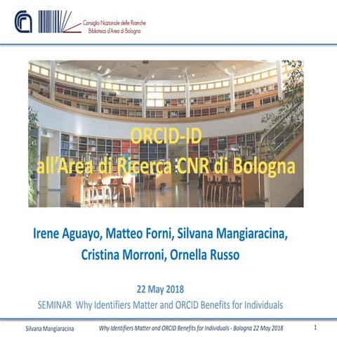 ORCID-ID al CNR di Bologna | PPTX