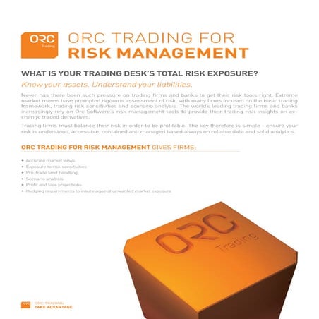 Orc Trading For Risk Management | PDF | Stocks and Bonds | Personal ...