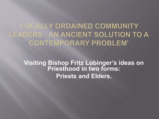 2nd Plenary Council of the Philippines (PCP II) | PPT