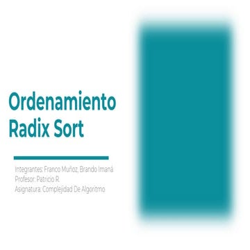 Ordenamiento RadixSort.pptx