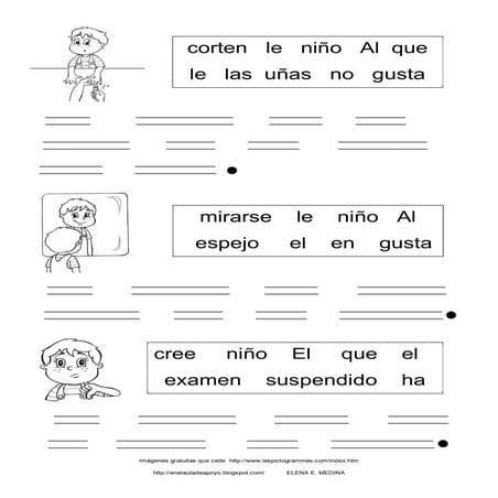 Ordena oraciones | PDF