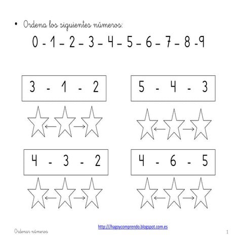 Ordenar números ei | PDF