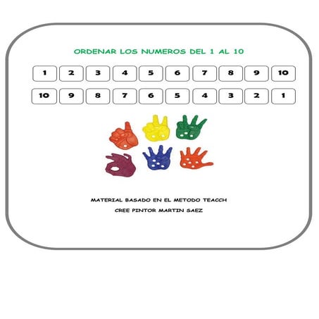Ordenar numeros hasta 10 | PDF