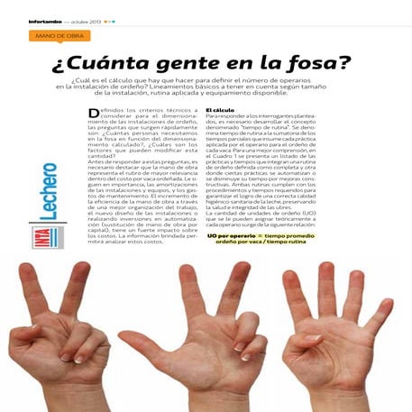 Ordeño en tambo | PDF