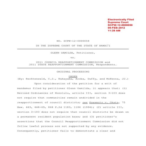 Petition Denied | PDF