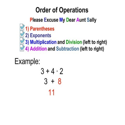 Order of Operations | PPT