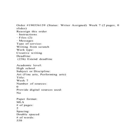 Order #190556159 (status writer assigned) week 7 (2 pages, 0 | PDF