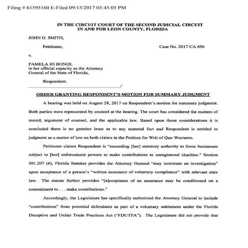 Order granting motion summary judgment | PDF | Legal Services Industry ...