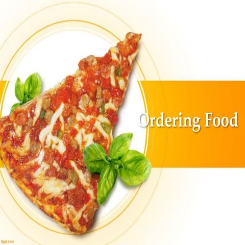Ordering food | PPTX