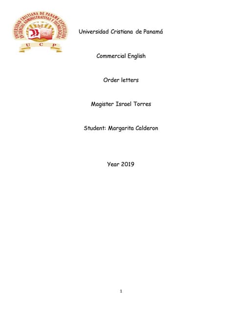 Six Standard parts of a letter | PDF