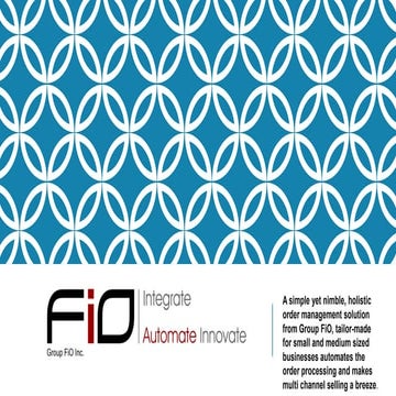 Order Management Flow Pptx