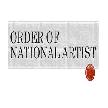 Order of National Artist.pptx
