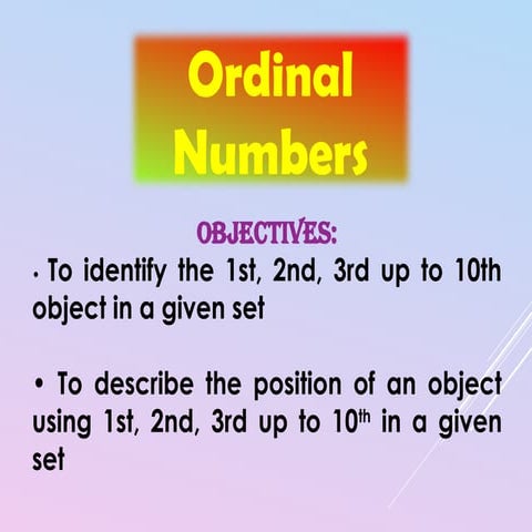 Classroom Observation for Grade 1-Ordinal Number.pptx