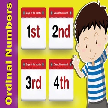 Ordinal Numbers | PPTX