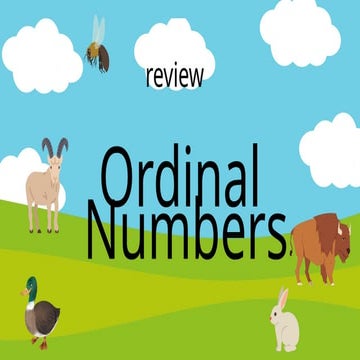 Grade 1- Ordinal Number- First to Tenth | PPTX