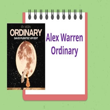 Ordinary Alex Warren song lyrics in.pptx