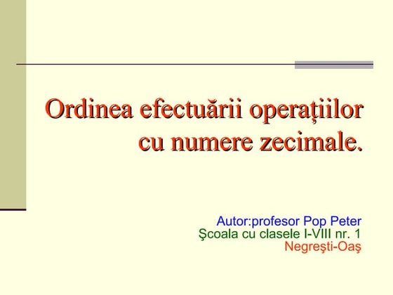 Breviar teoretic 2 | PPT