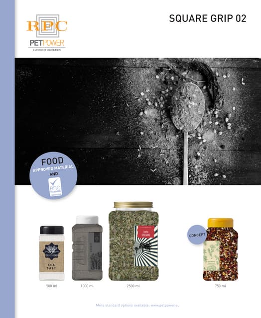 PET Power Spice jars campaign | PDF