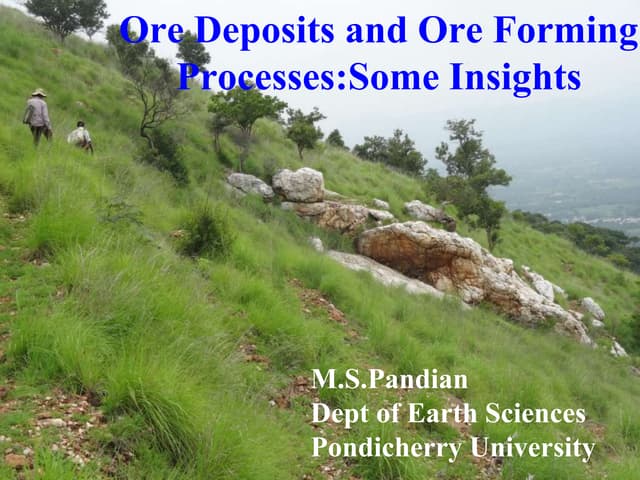 PROCESSES OF FORMATION OF ORE DEPOSIT | PPTX