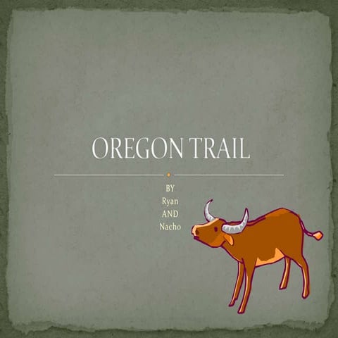 Oregon Trail Resources and Games | PPT