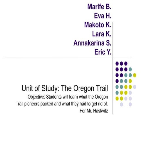 Oregon Trail Resources and Games | PPT