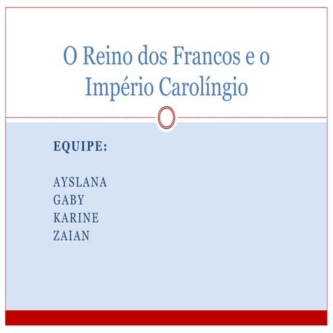 O reino dos francos e o império carolíngio | PPTX