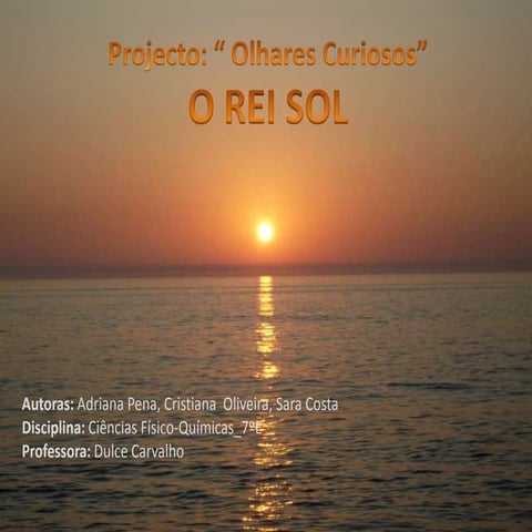 Como é constituido o sol | PPT