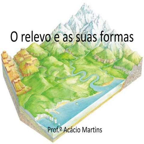 O relevo e as suas formas | PDF