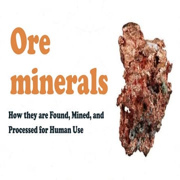 ORE MINERALS.pptx