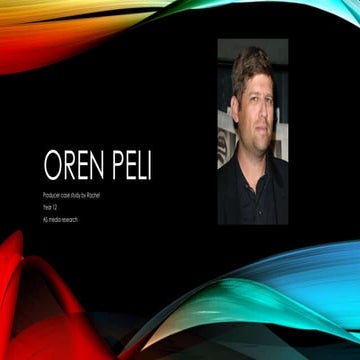Oren Peli | PPT