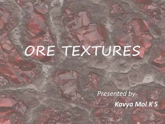 Textures of ore_minerals | PDF | Geology | Science