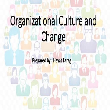 Organizational Culture & Change | PPTX