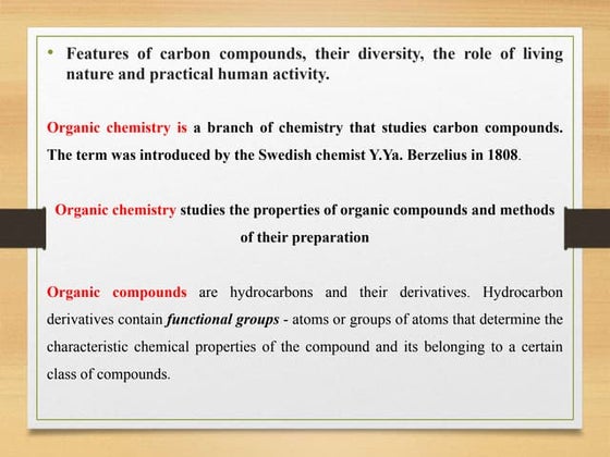 Introduction of organic chemistry | PPT