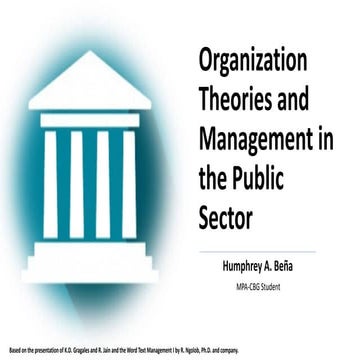 THEORIES OF ORGANIZATION-PUBLIC ADMINISTRATION | PPTX