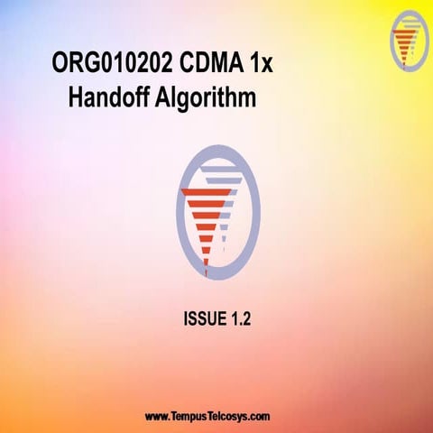 ORG010202 CDMA 1x Handoff Algorithm | PPT
