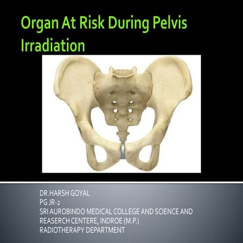 Organ at risk during pelvic irradiation | PPTX
