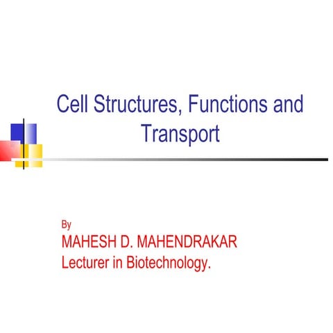 Parts of the Cell | PPT