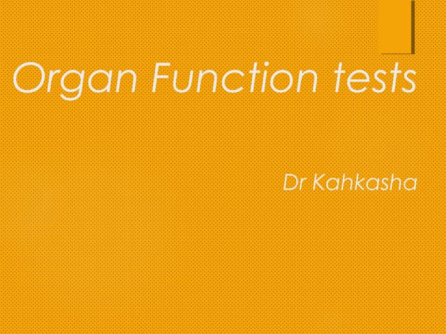 Liver function tests | PDF