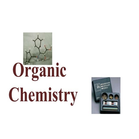 ORGANIC CHEMISTRY FOR CLASS XI CBSE | PPTX