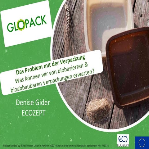 Coopbox experience in bio-based packaging: From PLA to the GLOPACK ...