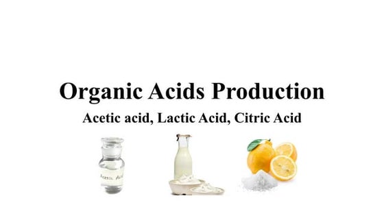 Acetic acid production | PPTX