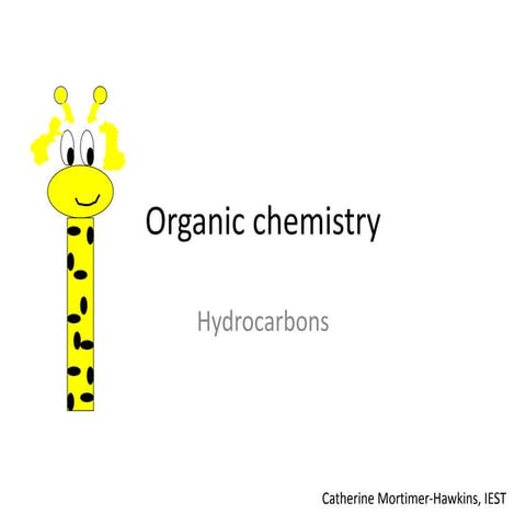 Organic chemistry hydrocarbons | PPTX