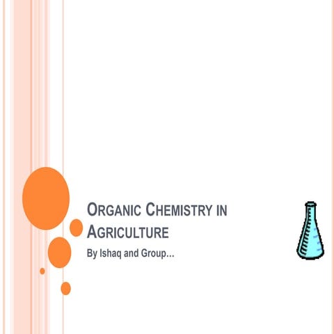 Role of chemistry in agriculture | PPTX