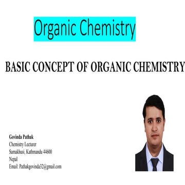 Introduction of organic chemistry | PPT