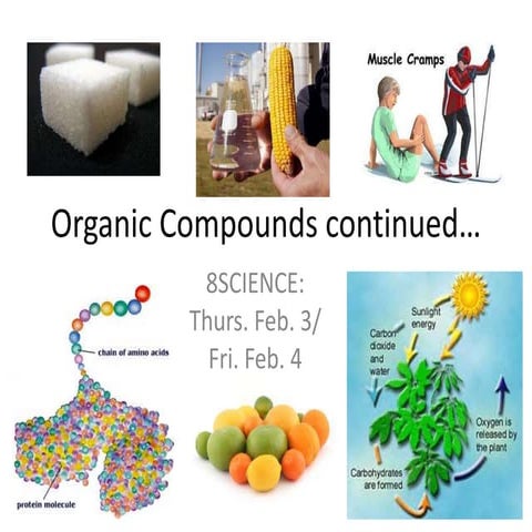 Organic compounds continued | PPTX