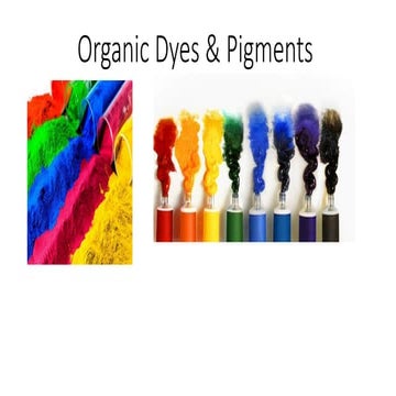 Flow chart of manufacturing of dyes | PDF
