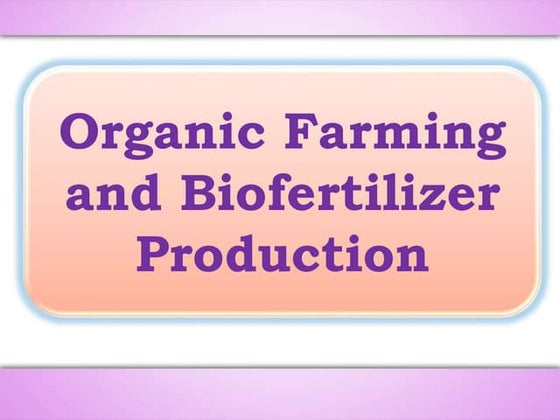 Organic farming | PDF